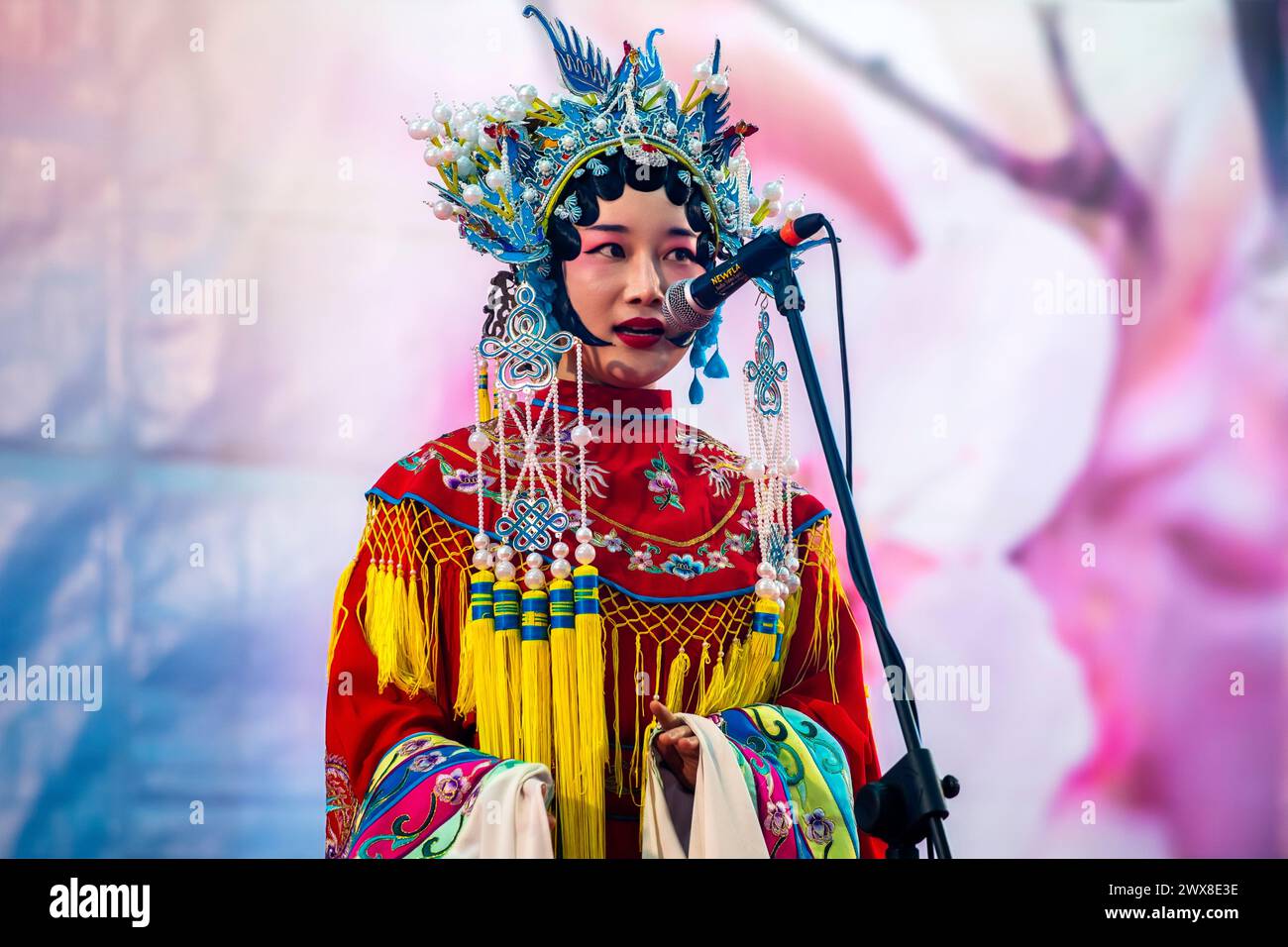 Italy Piedmont Turin Festival Dell'oriente 2024 Beijing Opera costume ...
