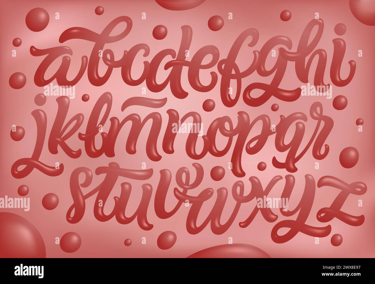 Popsicle alphabet Stock Vector Images - Alamy