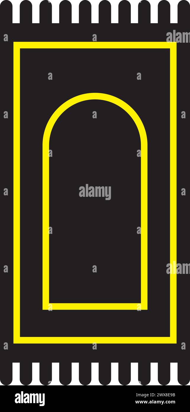 Prayer mat icon vector Stock Vector Images - Alamy