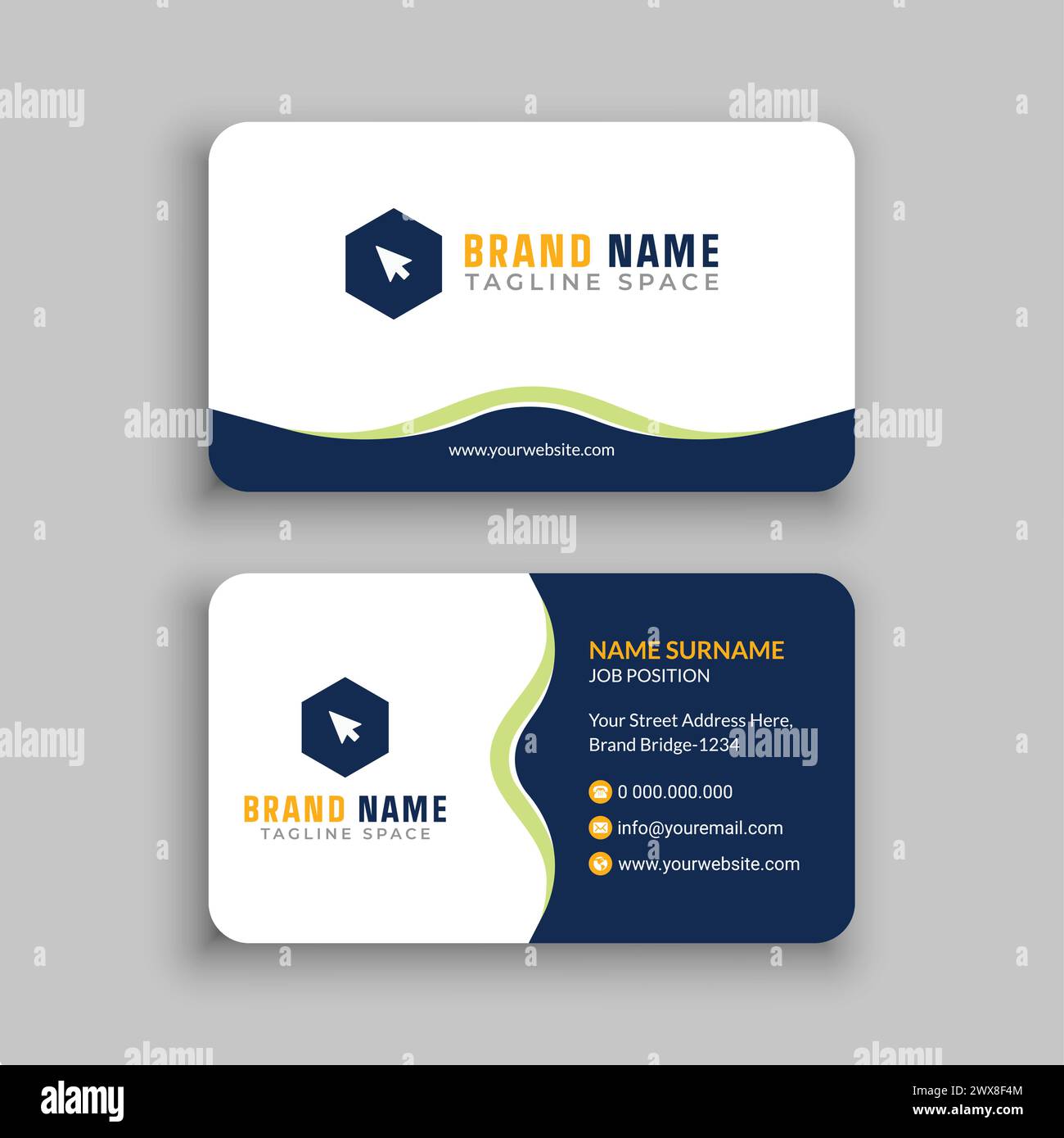 Editable visiting card hi-res stock photography and images - Alamy