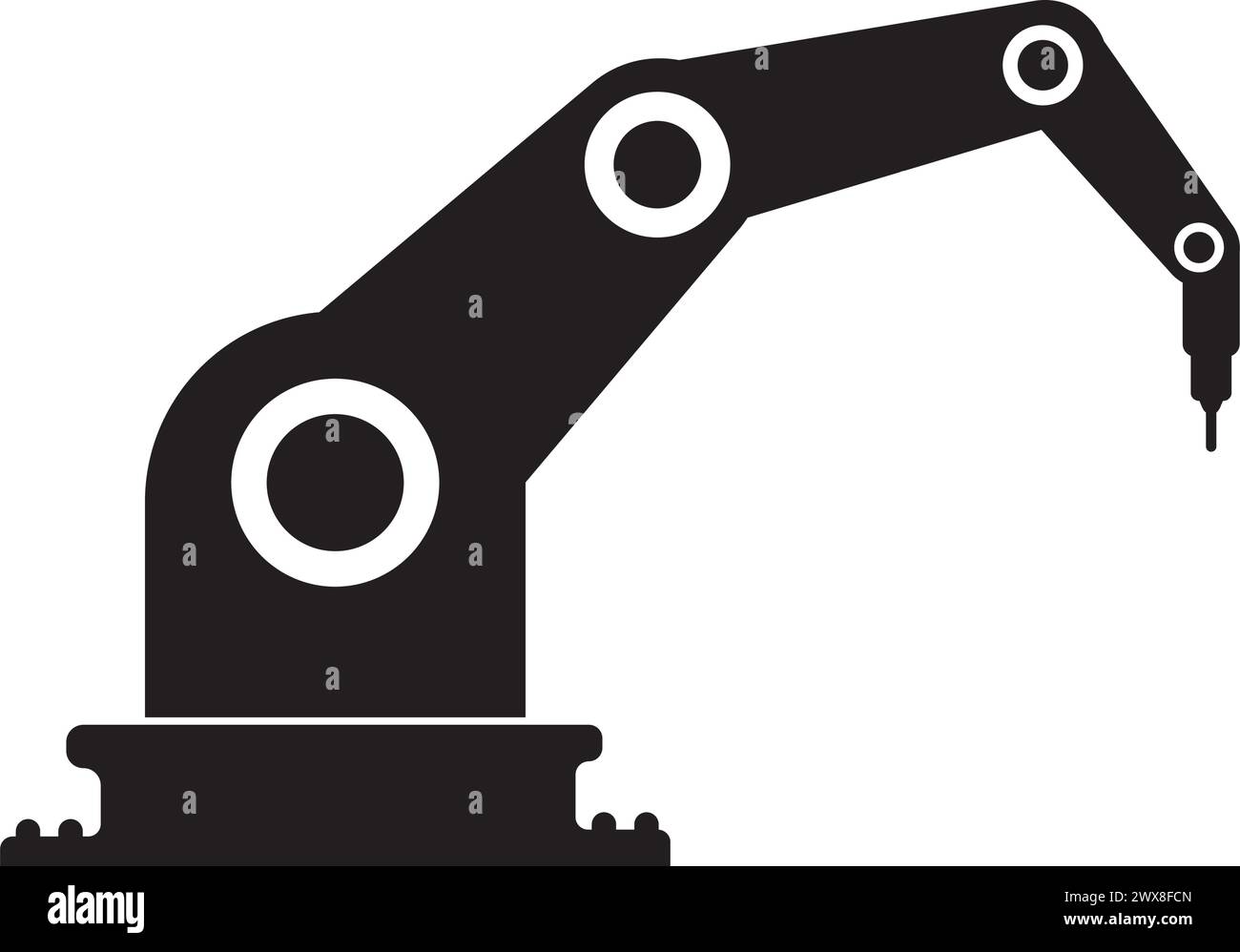 industrial robot icon vector illustration symbol design Stock Vector ...