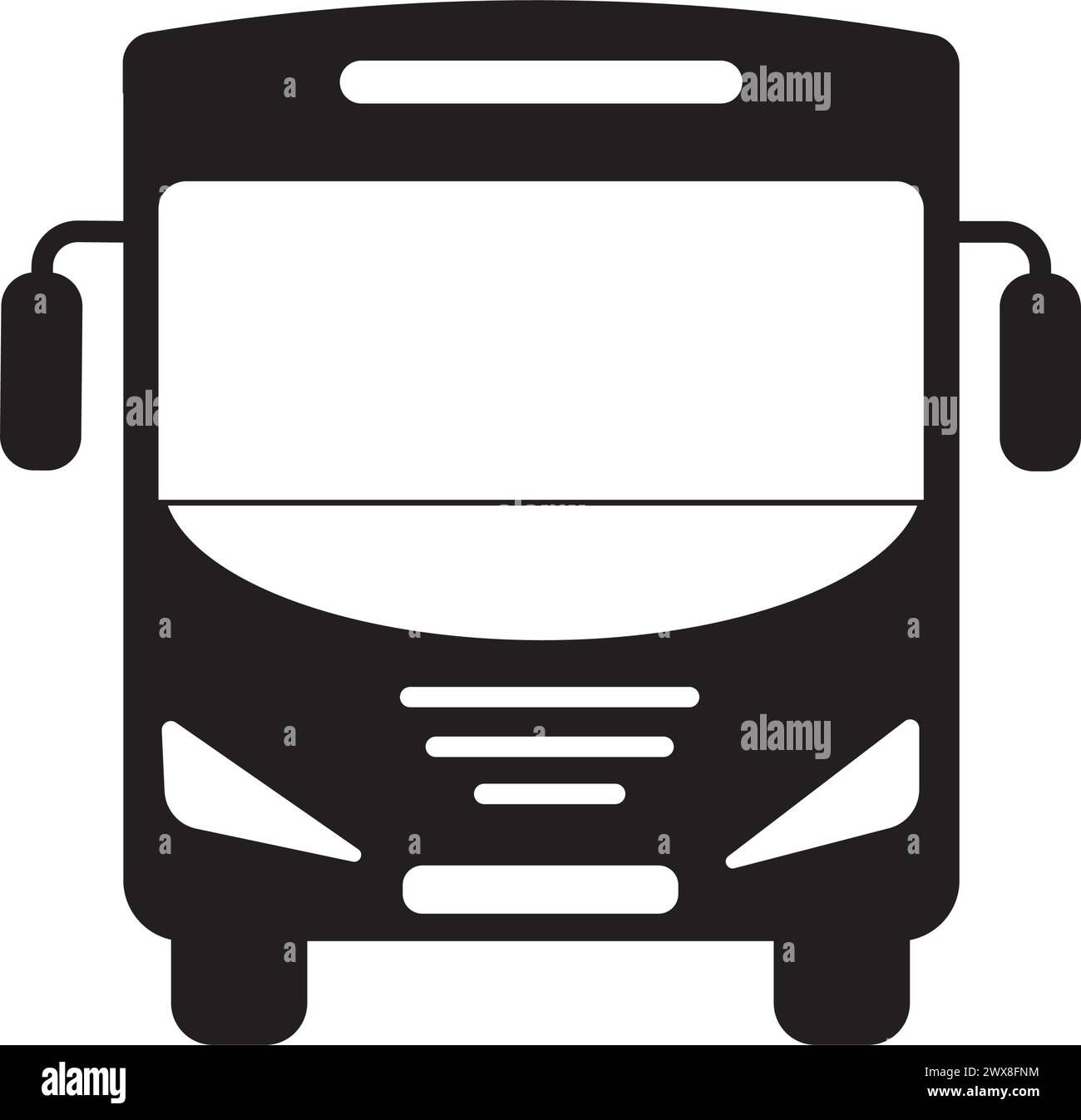 Bus icon vector illustration symbol design Stock Vector Image & Art - Alamy
