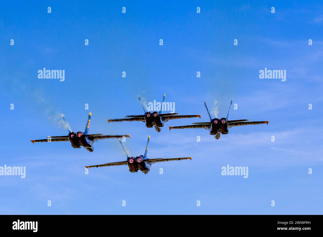 High Flying Maneuvers. 01st Mar, 2024. CA: Blue Angels rehearse ...
