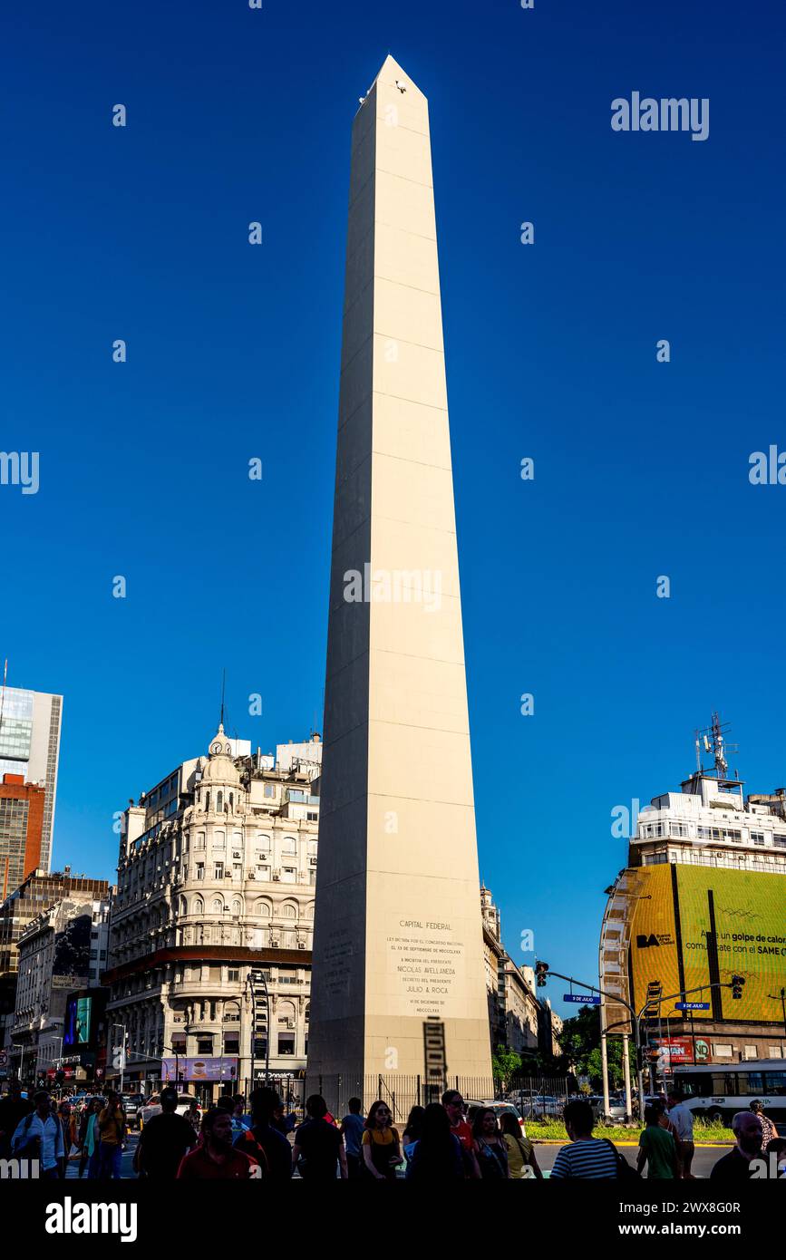 Argentina obelisco monument hi-res stock photography and images - Alamy