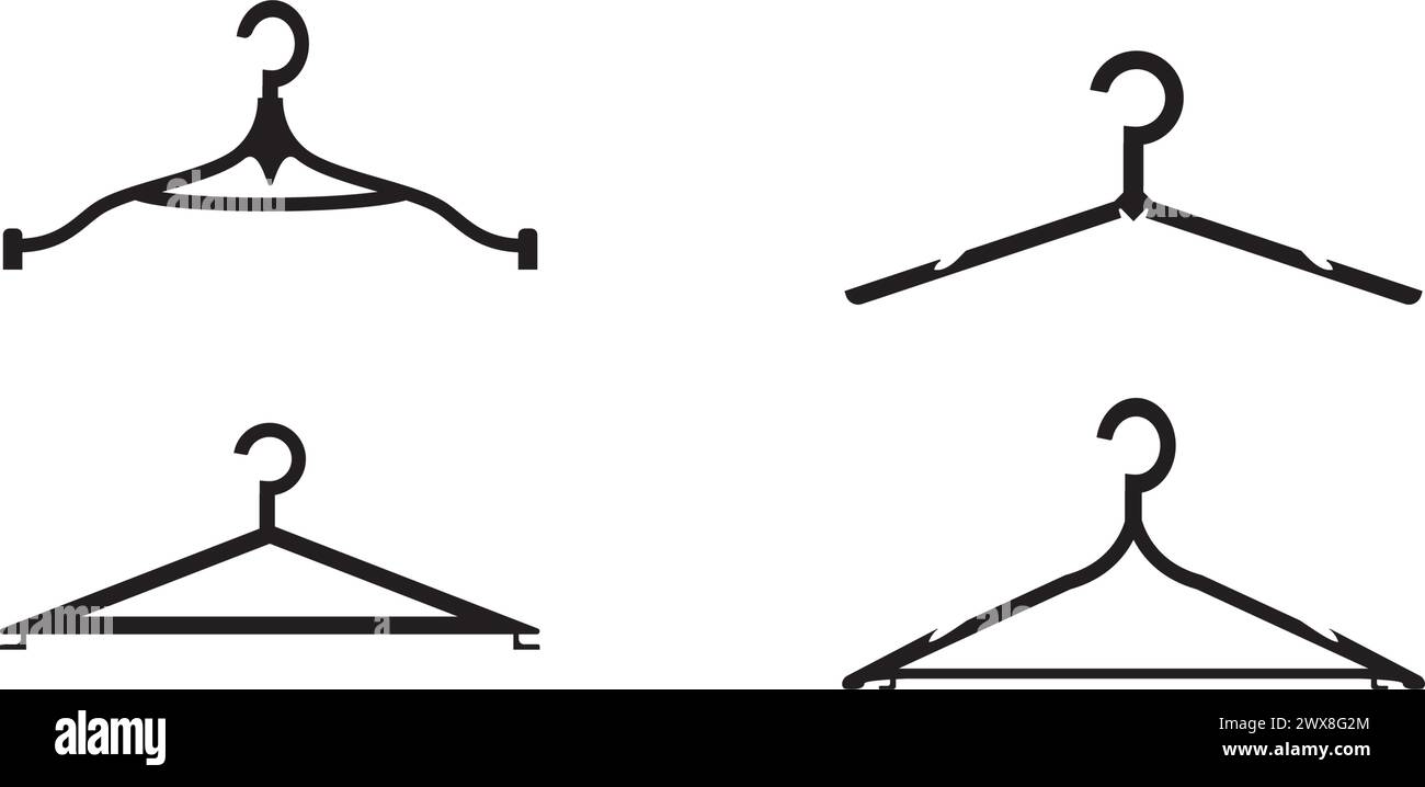 Hangers icon logo, vector design illustration Stock Vector Image & Art ...