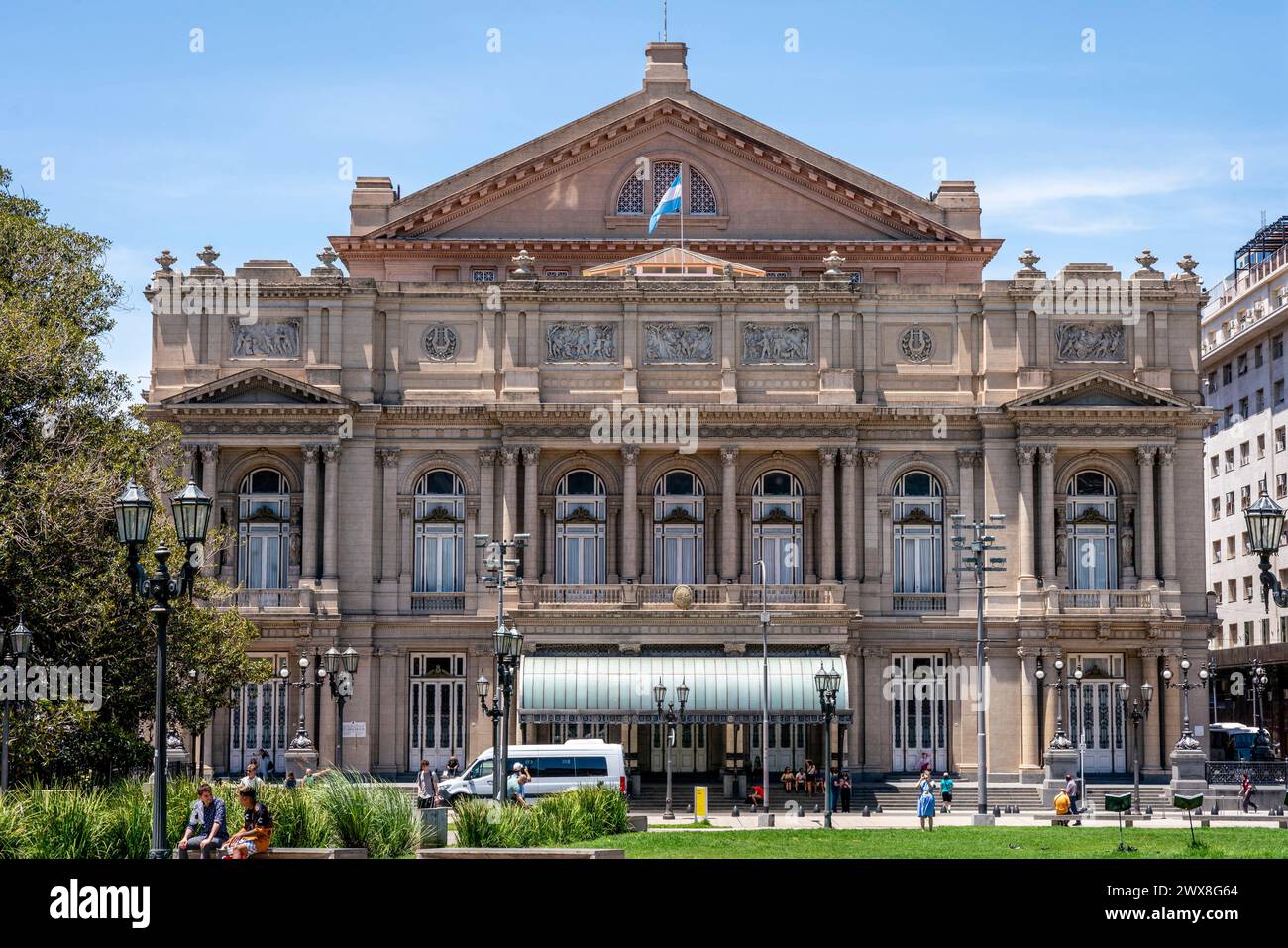 The Exterior of The Teatro Colon (Colon Theatre), Buenos Aires ...