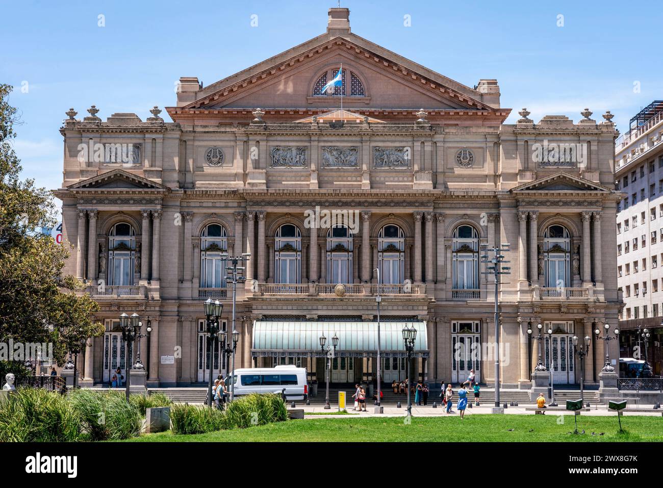 The Exterior of The Teatro Colon (Colon Theatre), Buenos Aires ...