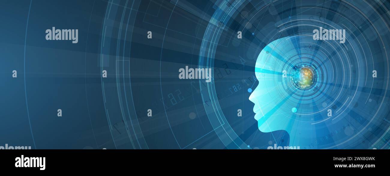 Abstract Artificial intelligence. Cloud computing. Machine learning ...