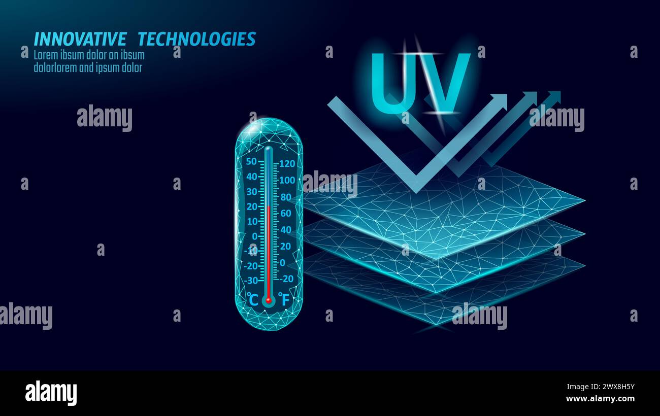 3D UV protection membrane properties. Textile fabric sport sun screen ...