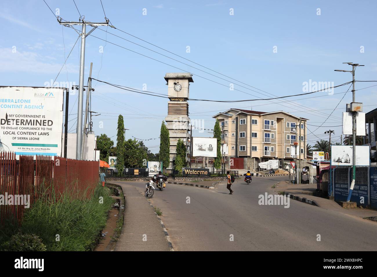 General views of Bo in Sierra Leone, Africa Stock Photo - Alamy