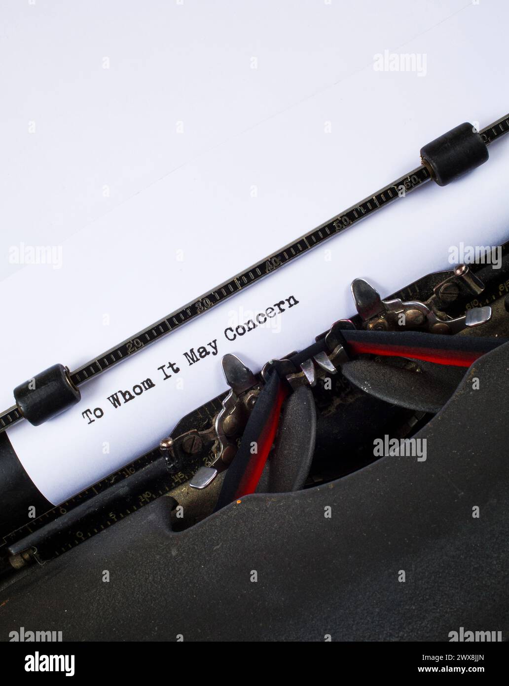 Communication letters letter typewriter hi-res stock photography and ...