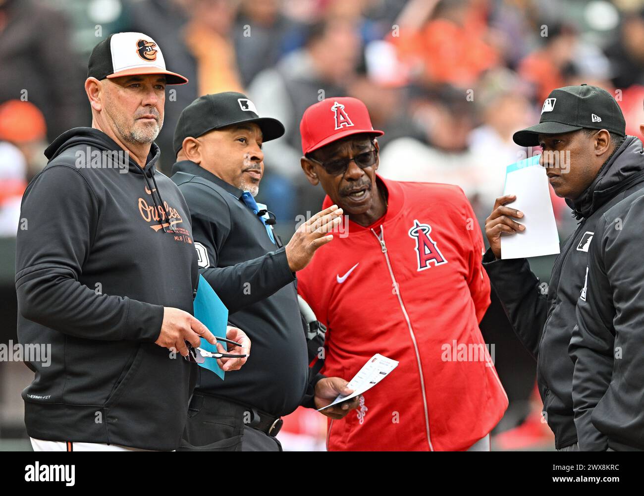 Baltimore, United States. 28th Mar, 2024. Baltimore Orioles' manager ...