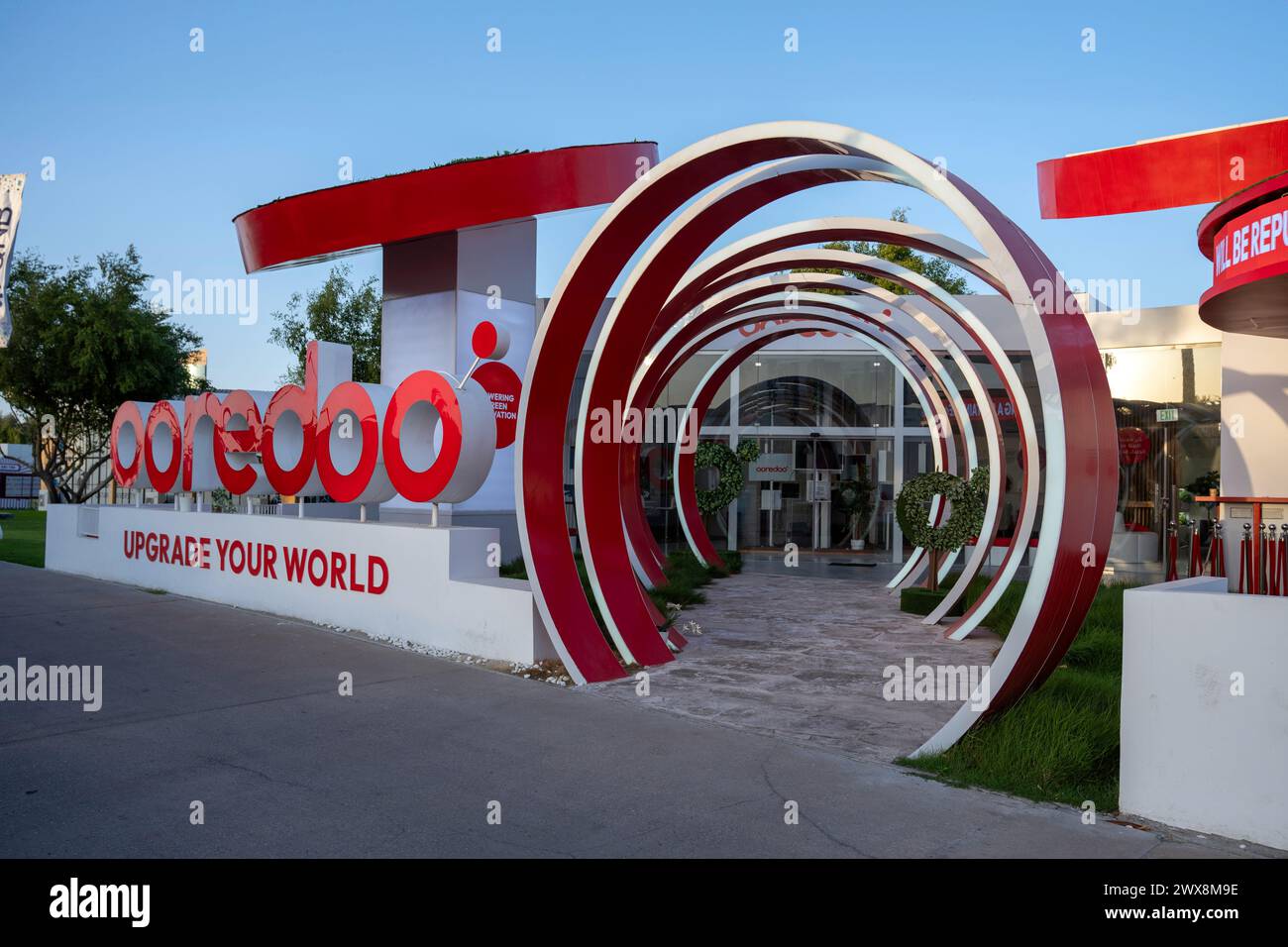 The Ooredoo pavilion international horticultural expo 2023 held in Doha ...