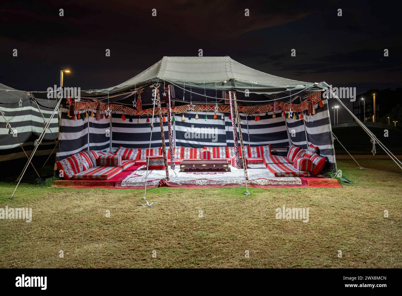 Traditional Arab Khaima Camping Tent of Traditional Style of Arab Stock ...