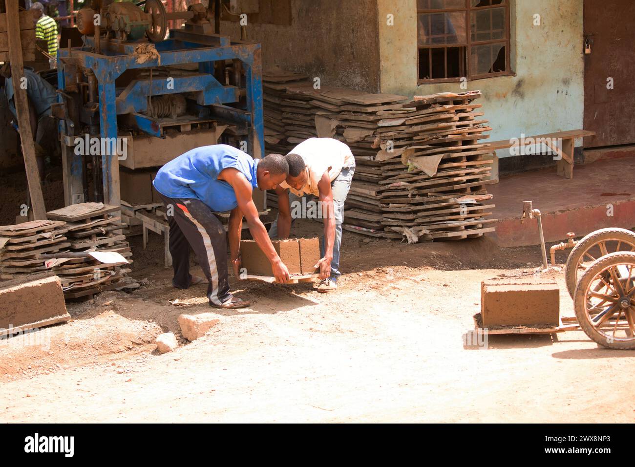 Arusha, Tanzania, Africa. February 01, 2022.life in African village ...