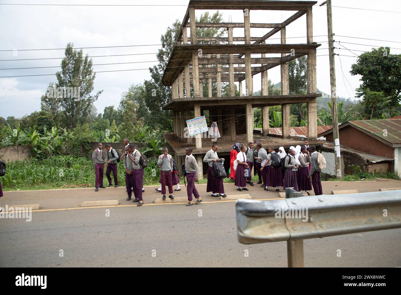 Arusha, Tanzania, Africa. February 01, 2022.life in African village ...
