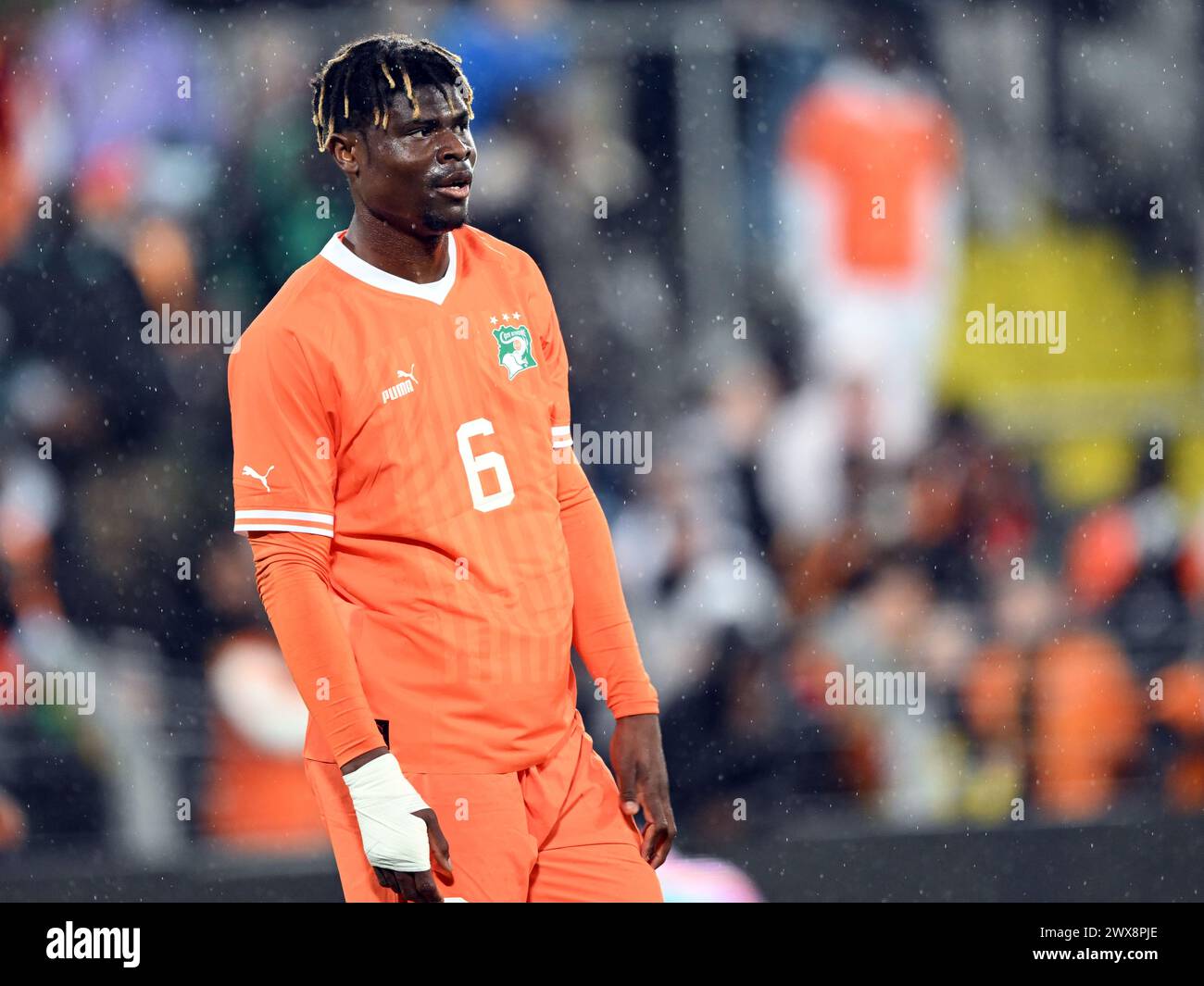 LENS - Emmanuel Agbadou of Ivory Coast during the friendly Interland ...
