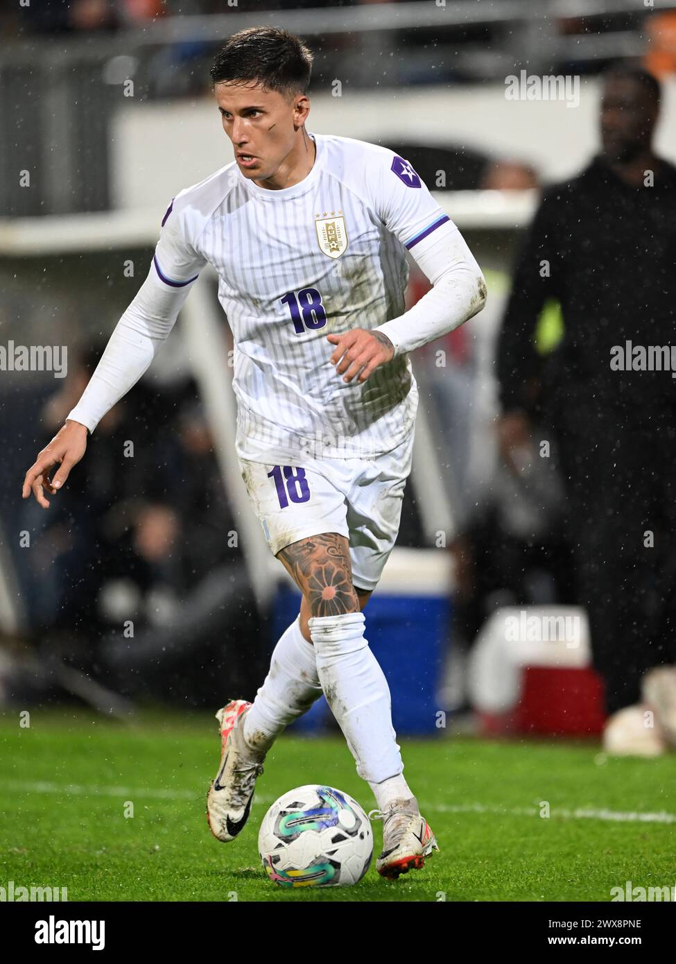 LENS - Brian Rodriguez of Uruguay during the friendly Interland match ...
