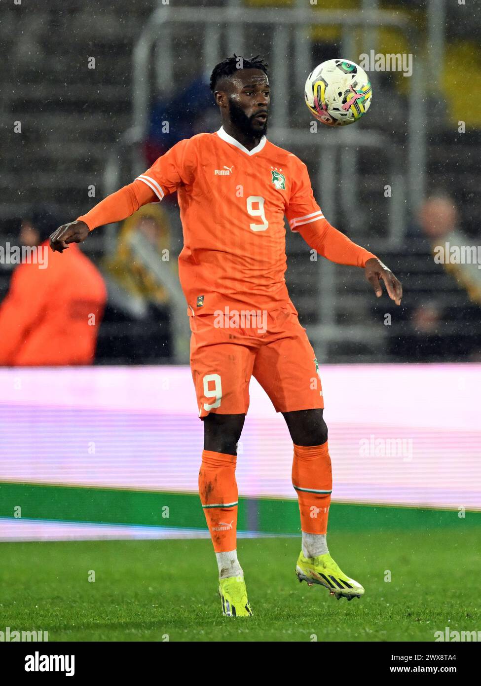 LENS - Jonathan Bamba of Ivory Coast during the friendly Interland ...