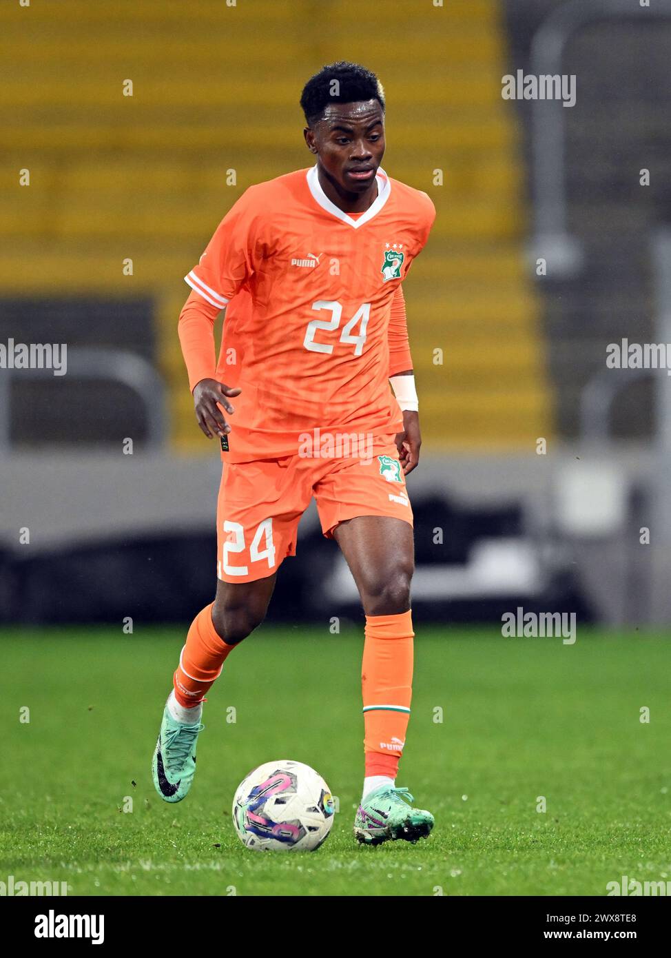 LENS - Simon Adingra of Ivory Coast during the friendly Interland match ...