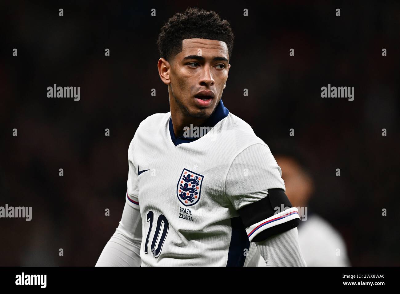 LONDON, ENGLAND - MARCH 23: Jude Bellingham of England during the ...