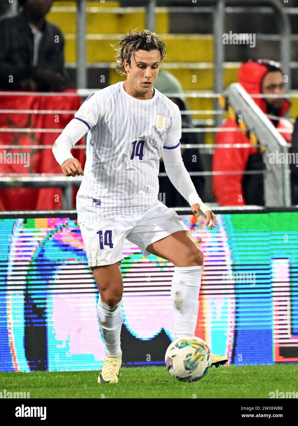 LENS - Agustin Canobbio Graviz of Uruguay during the friendly Interland ...