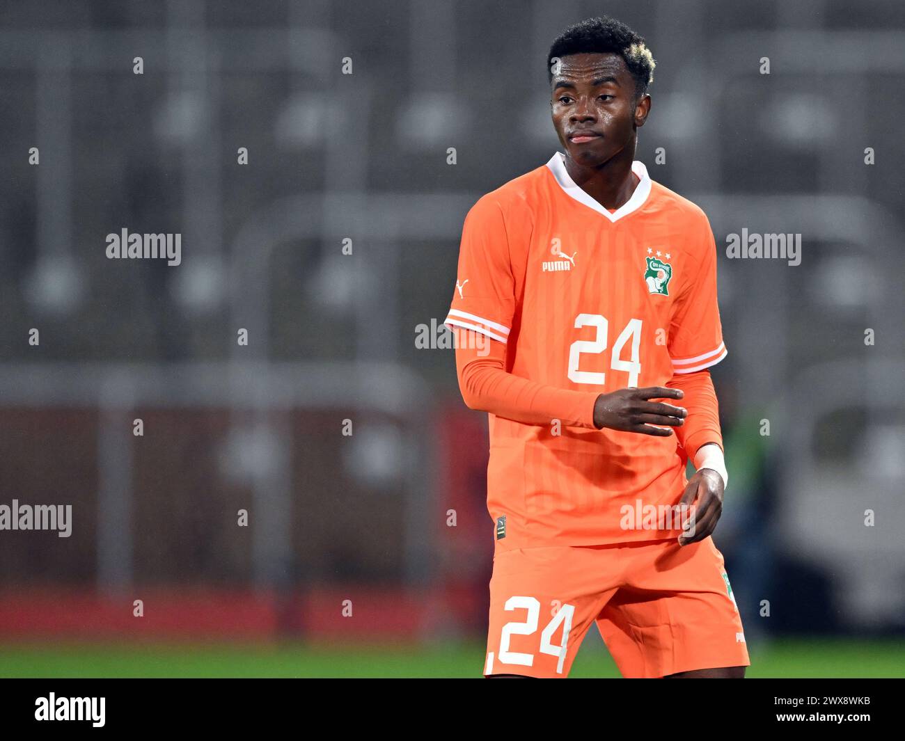 LENS - Simon Adingra of Ivory Coast during the friendly Interland match ...