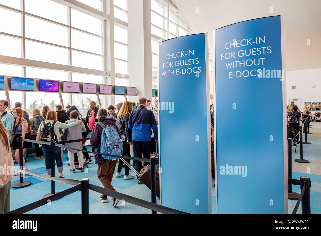 Miami Florida,PortMiami Port of Miami,Norwegian Cruise Line Terminal B ...
