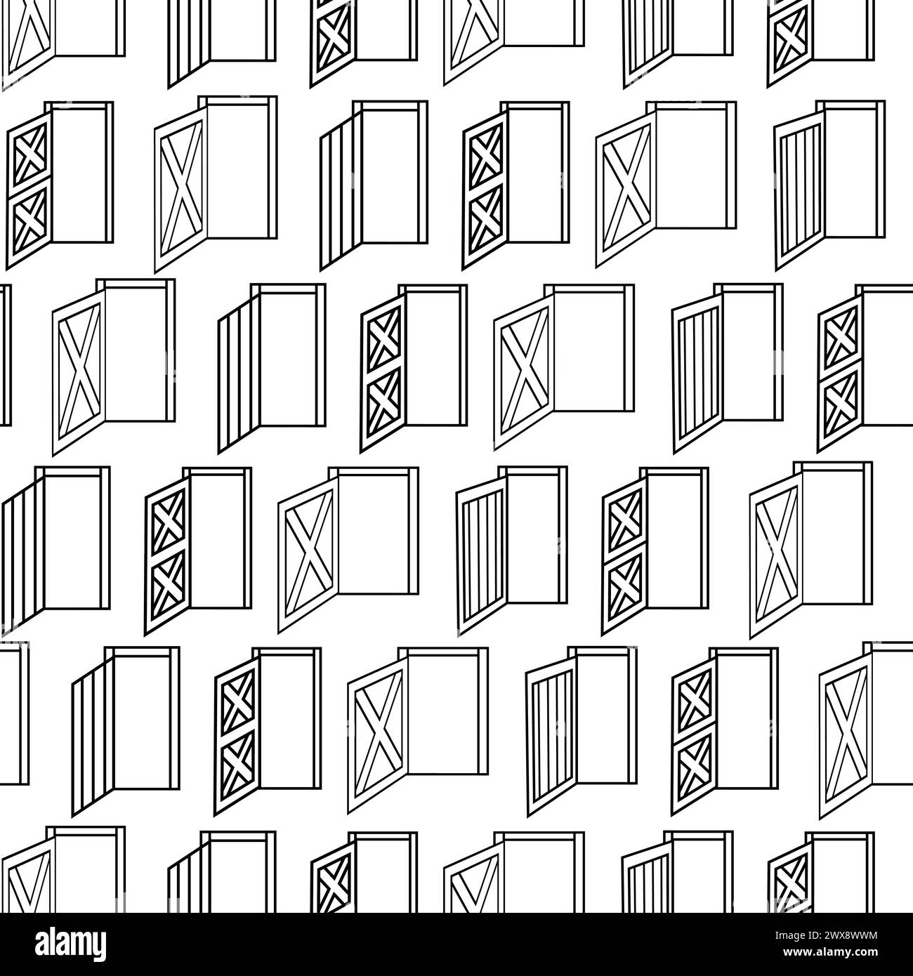 Garage doors barn Stock Vector Images - Alamy