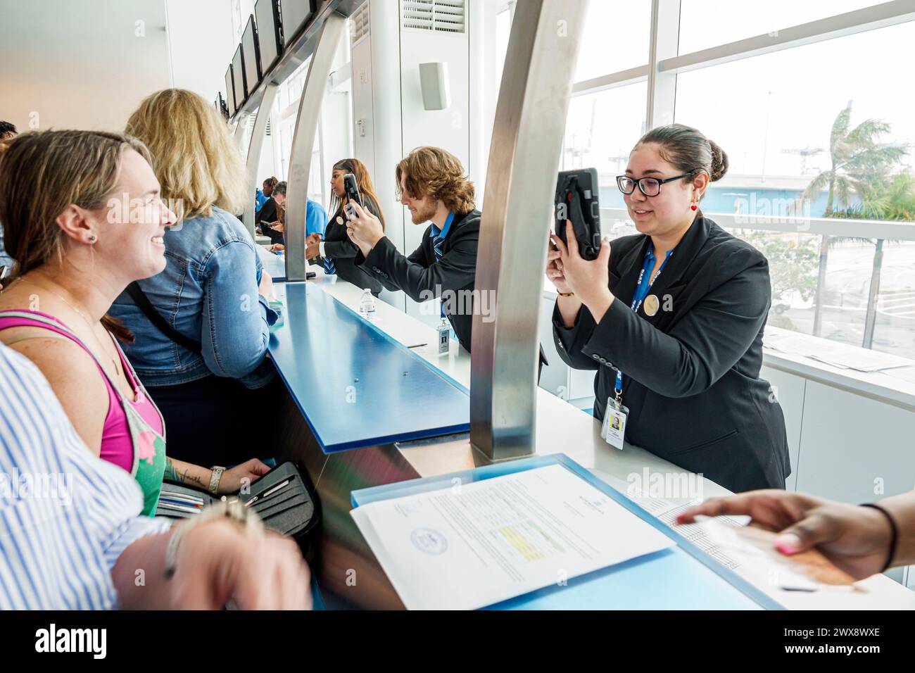 Miami Florida,PortMiami Port of Miami,Norwegian Cruise Line Terminal B ...