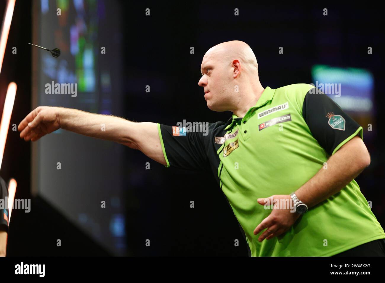 SSE Arena, Belfast, Northern Ireland. 28th Mar, 2024. 2024 PDC Premier League Darts Belfast ...