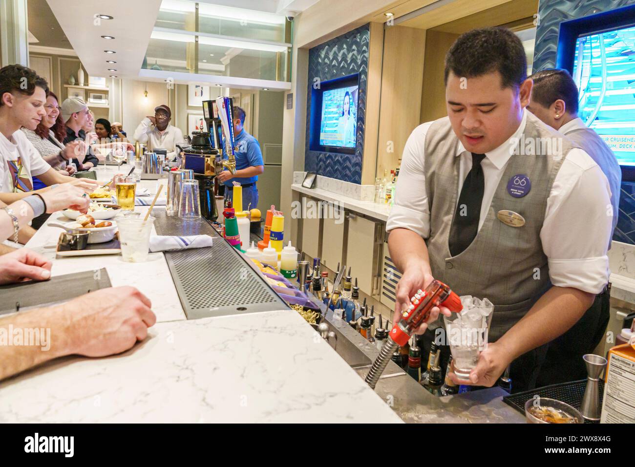 Miami Florida,PortMiami Port of Miami,onboard inside interior,Norwegian ...