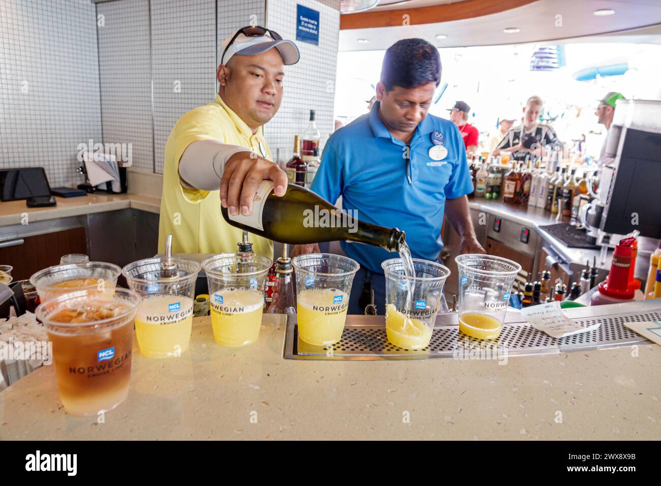 Miami Florida,PortMiami Port of Miami,onboard inside interior,Norwegian ...