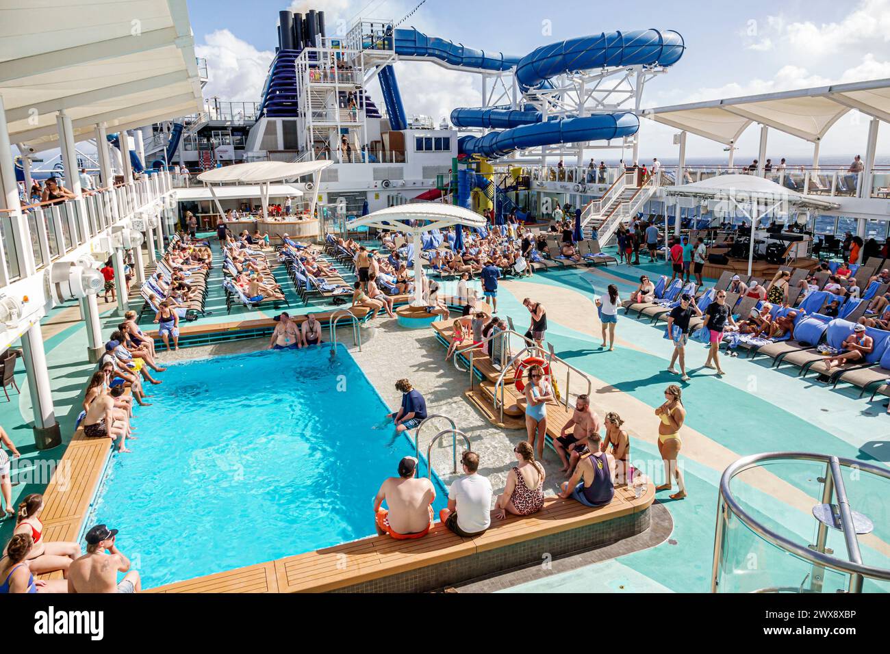 Miami Florida,PortMiami Port of Miami,onboard inside interior,Norwegian ...