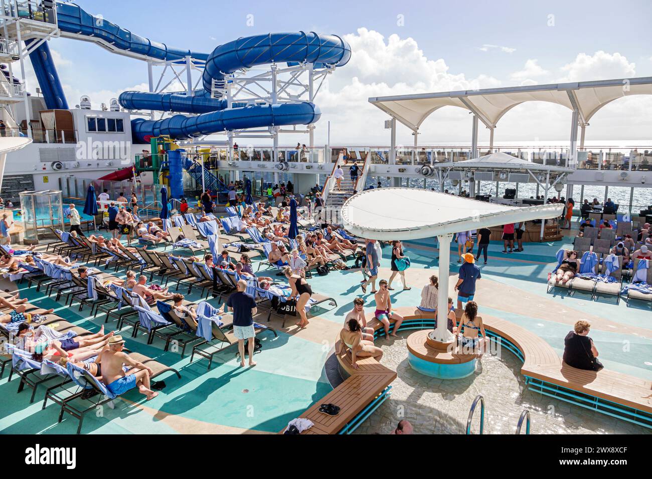 Miami Florida,PortMiami Port of Miami,onboard inside interior,Norwegian ...