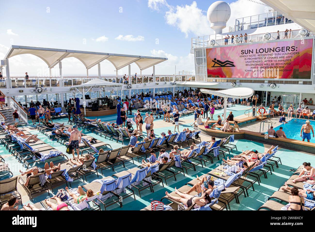 Miami Florida,PortMiami Port of Miami,onboard inside interior,Norwegian ...