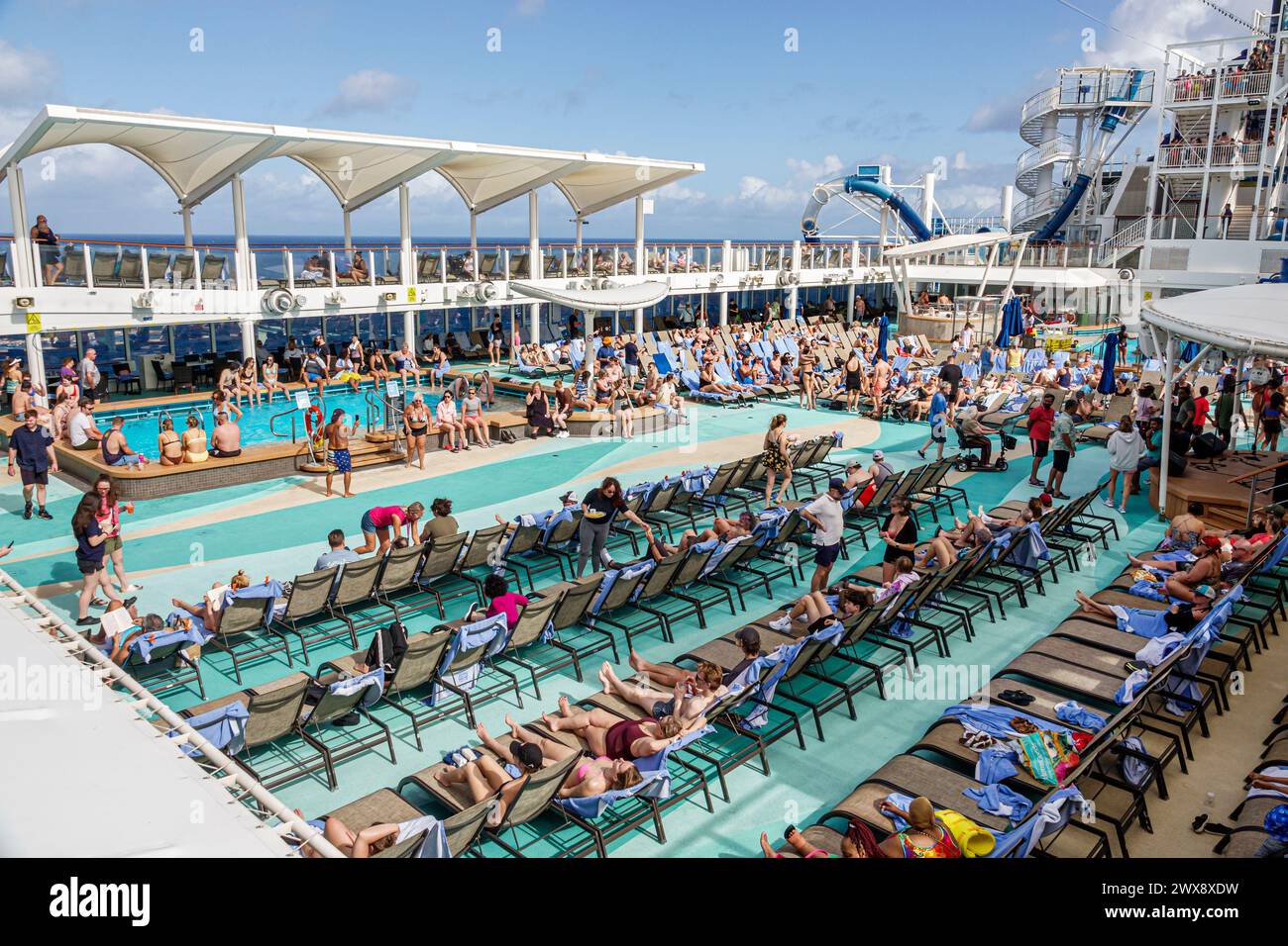 Miami Florida,PortMiami Port of Miami,onboard inside interior,Norwegian ...