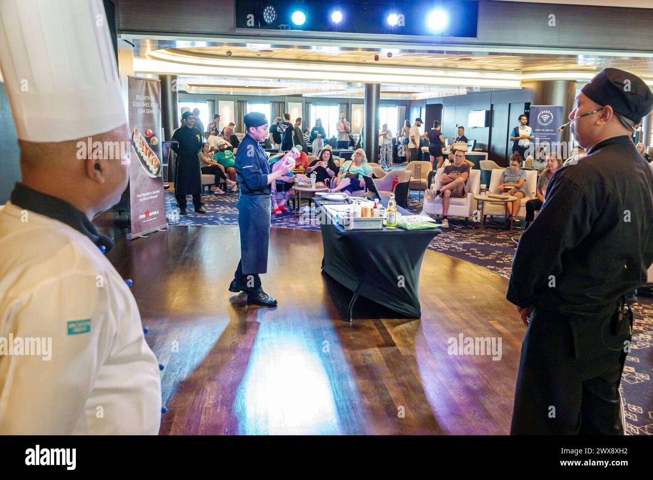 Miami Florida,PortMiami Port of Miami,onboard inside interior,Norwegian ...