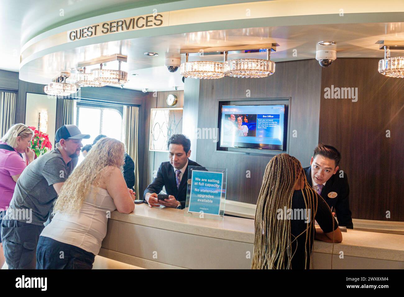 Miami Florida,PortMiami Port of Miami,onboard inside interior,Norwegian ...