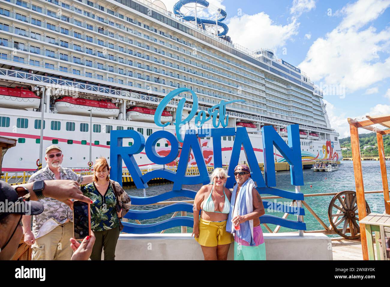 Port Roatan Honduras,Coxen Hole Bay Islands,Norwegian Joy Cruise Line ...