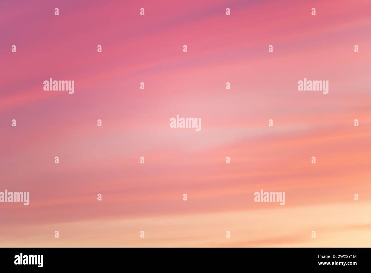 Calm sunset with a smooth gradient from blue to pink, ideal for ...