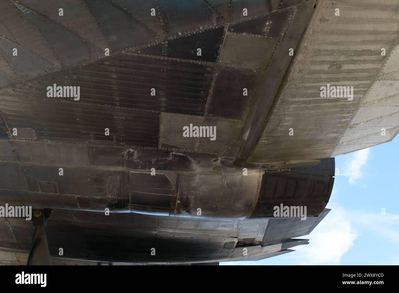 Front section of a CIA A-12 Blackbird spy plane at the California ...