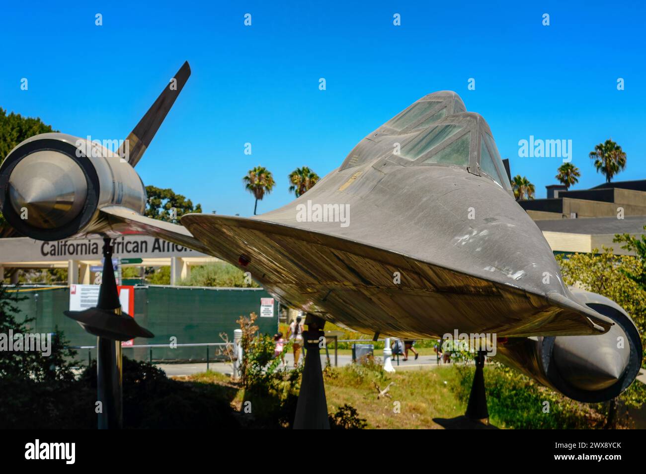 Front section of a CIA A-12 Blackbird spy plane at the California ...