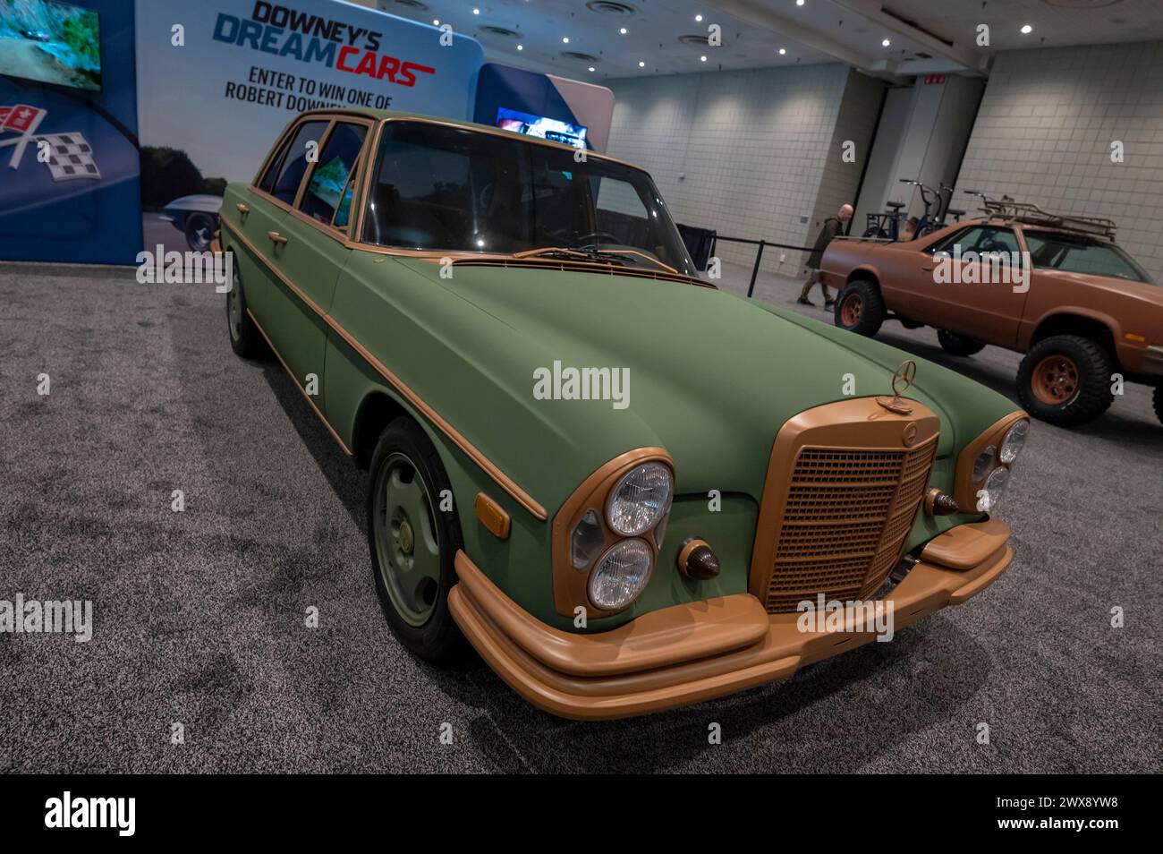 New York, United States. 27th Mar, 2024. A 1969 Mercedes-Benz 280SE one ...