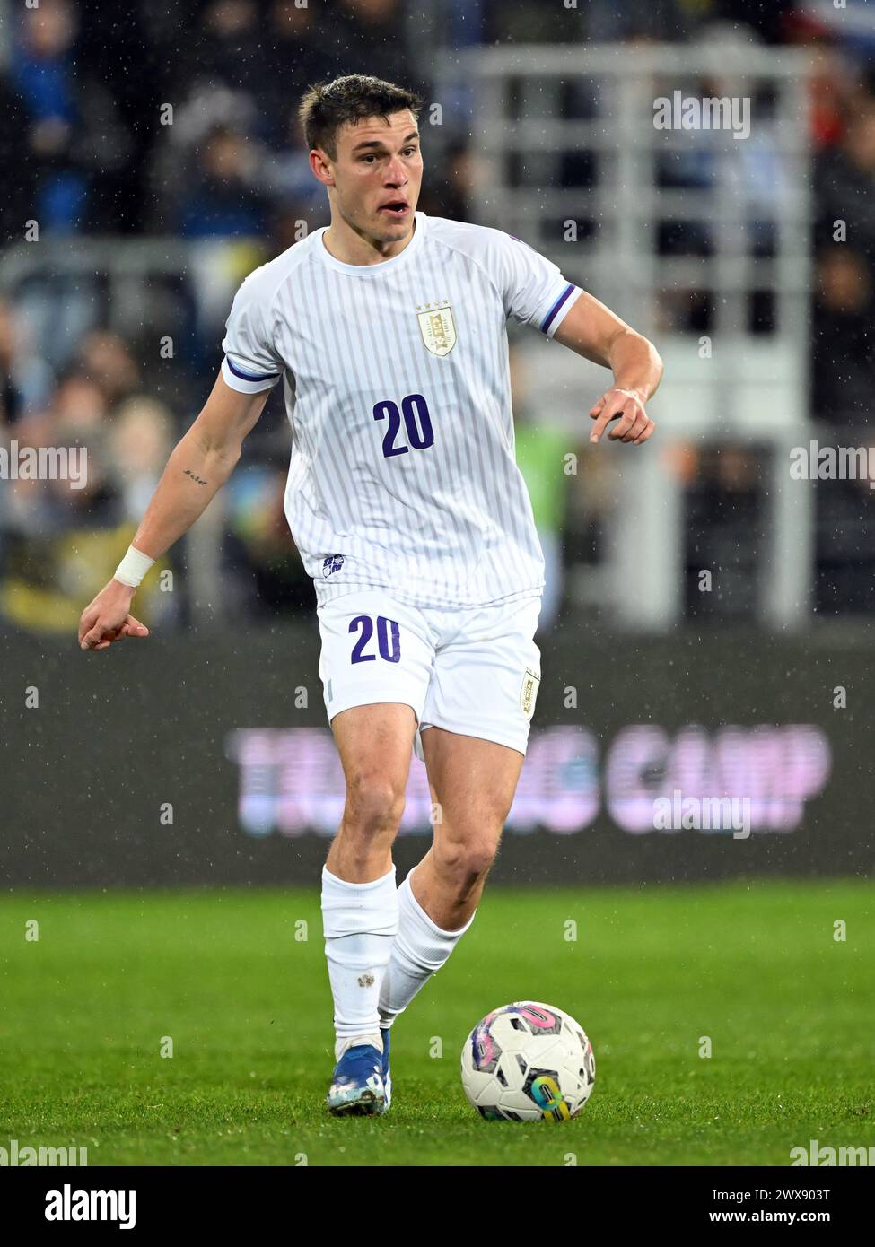 LENS - Manuel Ugarte of Uruguay during the friendly Interland match ...