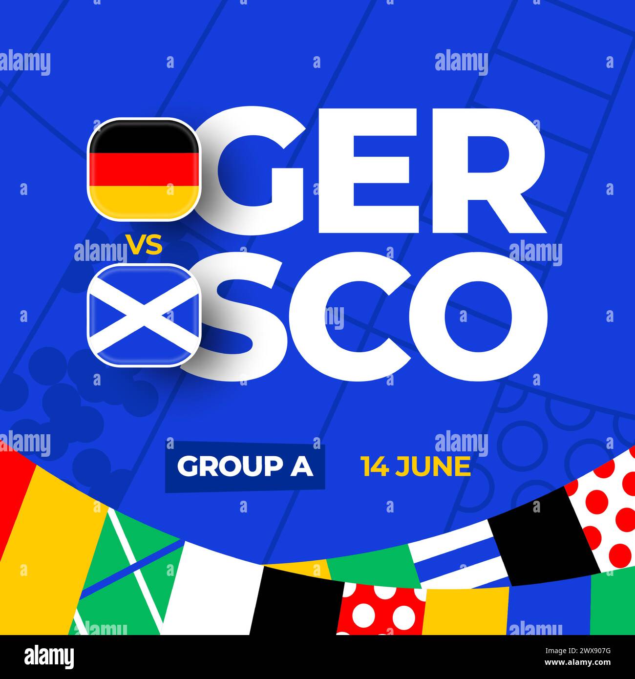germany vs scotland football 2024 match versus. 2024 group stage ...