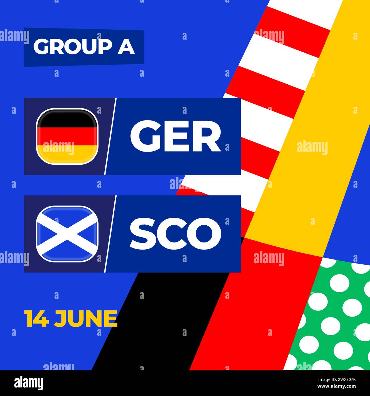 germany vs scotland football 2024 match versus. 2024 group stage ...