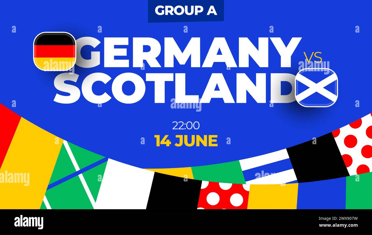 germany vs scotland football 2024 match versus. 2024 group stage ...