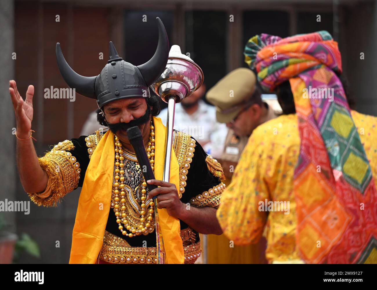 Hindu god of death hi-res stock photography and images - Alamy