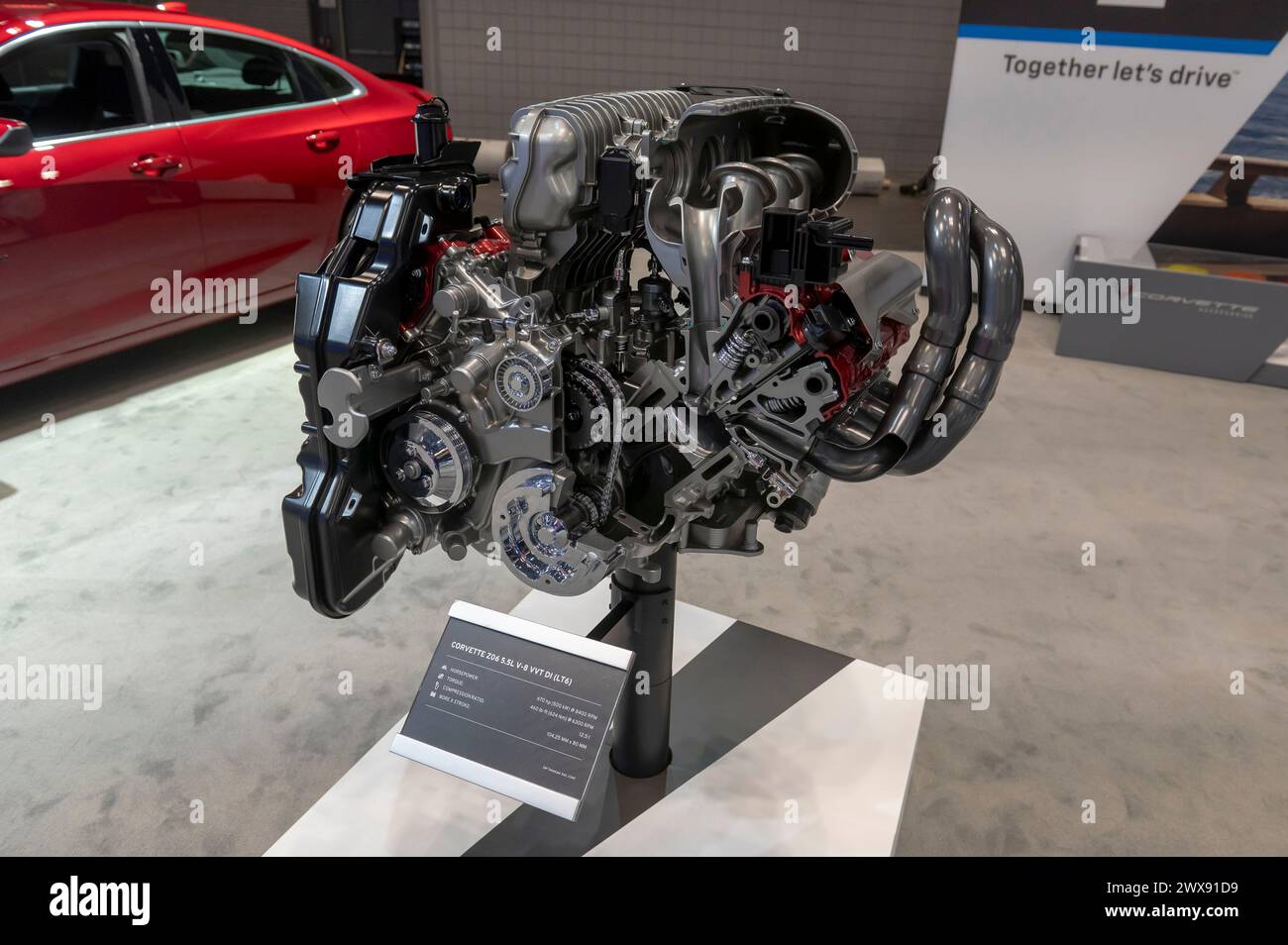 New York, United States. 27th Mar, 2024. A Cut-Out of the Chevrolet ...